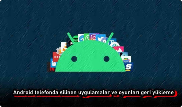 Android Telefonda Silinen Uygulamalar ve Oyunlar Nasıl Kurtarılır? | ZOOMTEKNO.COM
