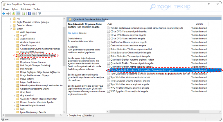 Windows'ta USB Bağlantı Noktasını Kapatmanın 4 Yolu! | ZOOMTEKNO.COM